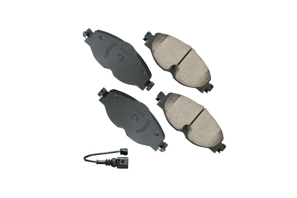 Front Brake Pads Akebono - 8V0698151G – Strictly European Motors