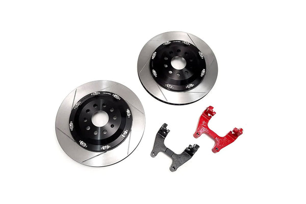 Neuspeed 2-Piece Brake Rotor Upgrade Kit Rear 350mm MQB Black - 99.10 ...